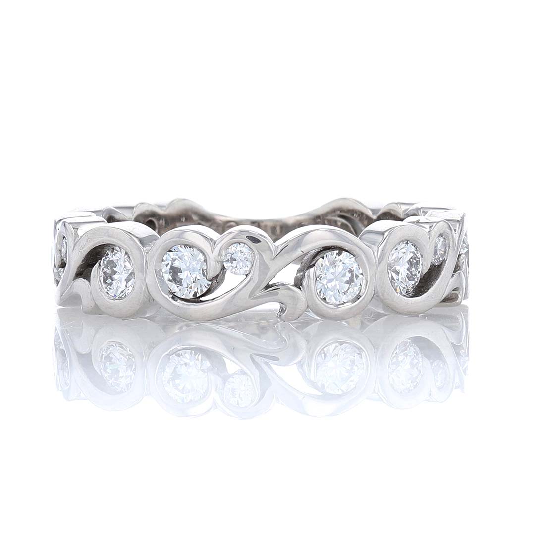 Swirl wedding band 60 photos - Astyledwedding.com